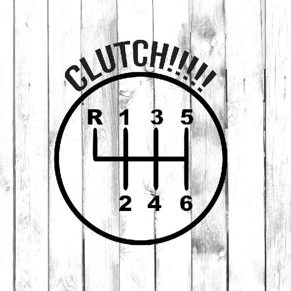 Gear Shift Knob 6 Speed Svg - Etsy