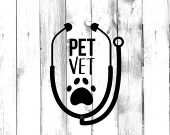 Veterinary decal | Etsy