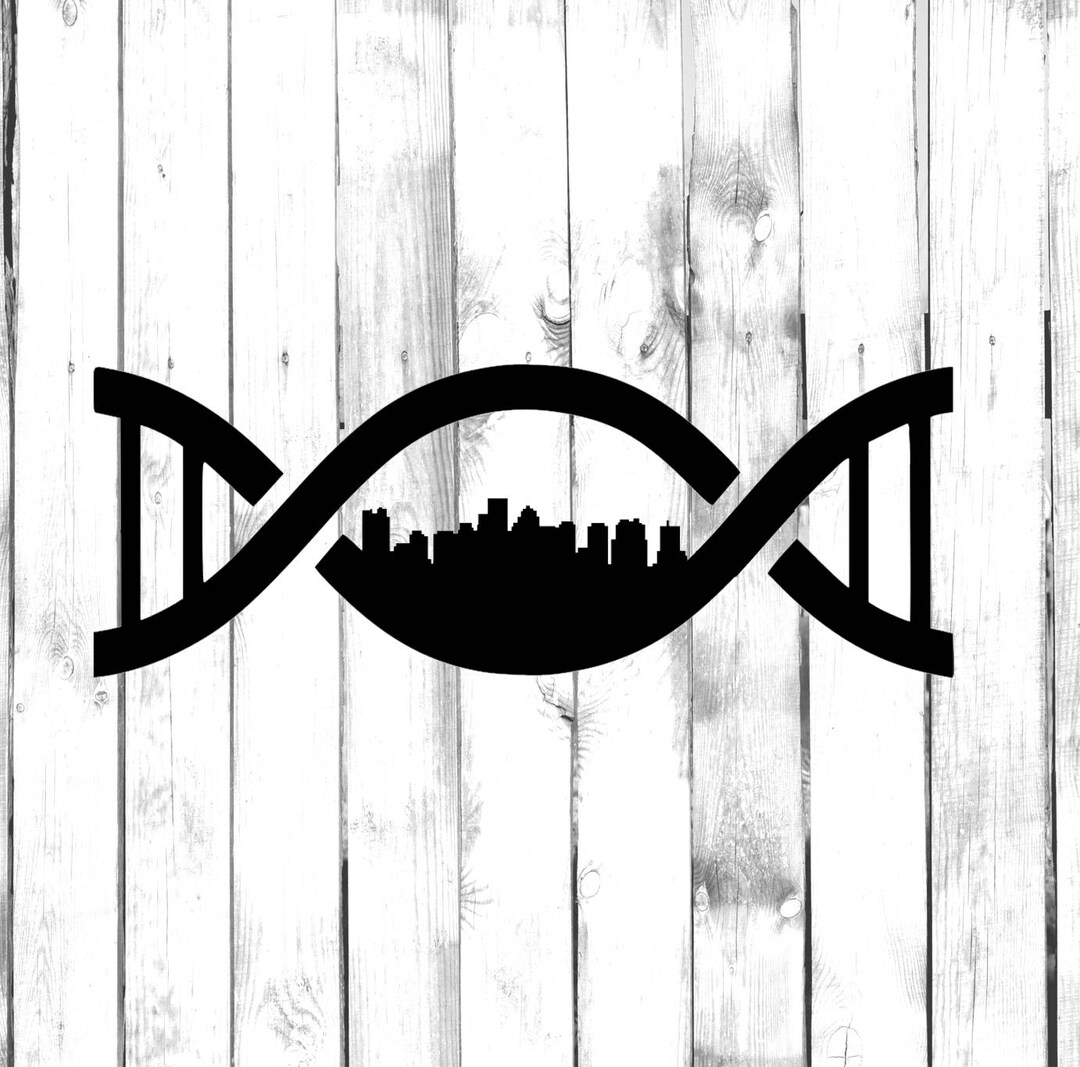 Boston in My DNA boston Skyline in DNA Helix Car/truck/home/computer ...