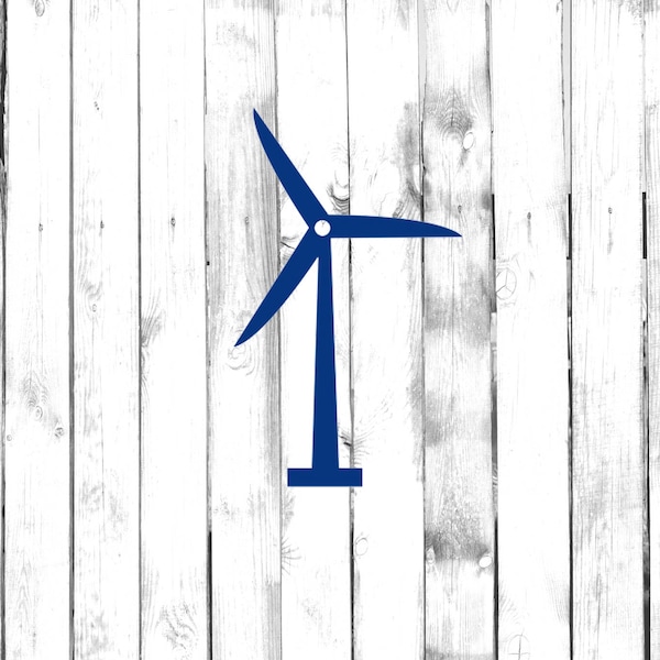 Wind turbine car decal - Etsy.de