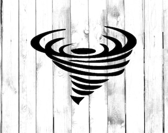 Tornado Car Decal - Etsy
