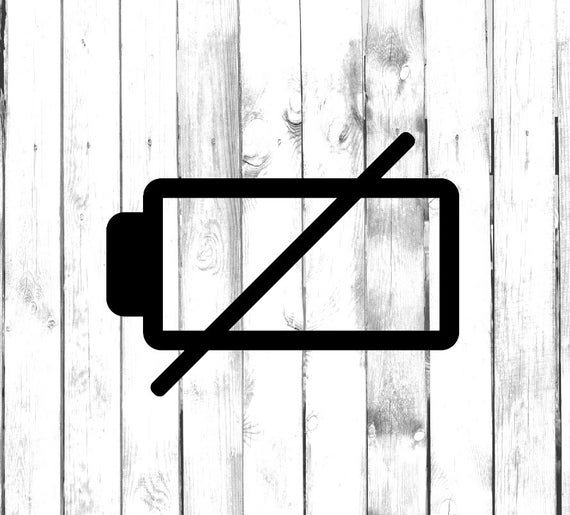 Charge Battery Decal Di Cut Decal Yeti/Tumbler/Water | Etsy