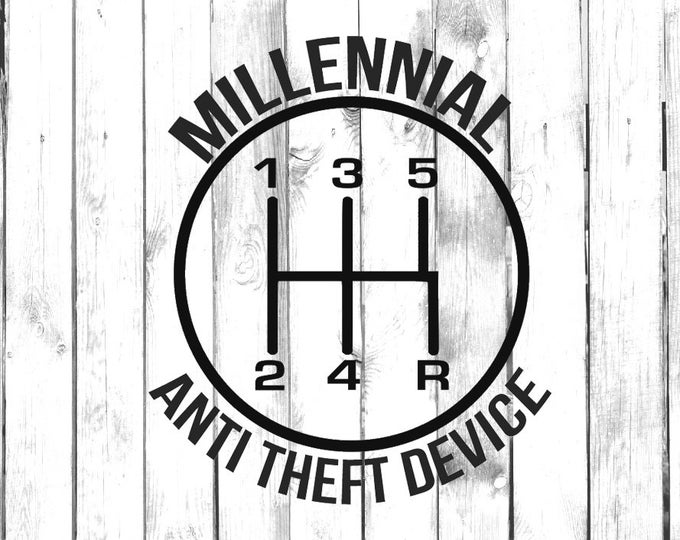 5 Speed Gear - Millennial Anti Theft Device - Stick Shift - Manual Car ...