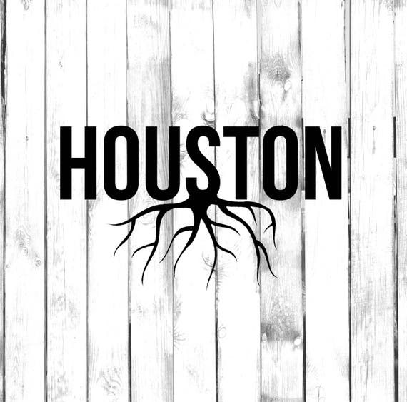Houston Roots Homegrown Di Cut Decal - Etsy