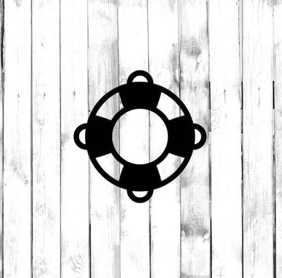 Lifesaver Swimming Boat Lifeguard di Cut Decal | Etsy