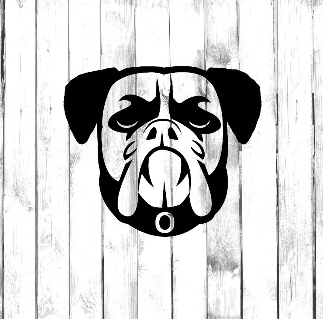 Boxer Dog With Droopy Ears Custom Letter Option Di Cut Decal Car/truck ...