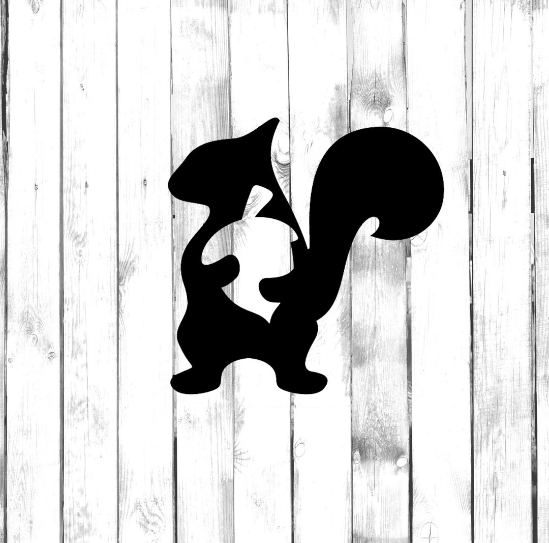Squirrel Holding Acorn Di Cut Decal Home/laptop/computer/truck/car ...
