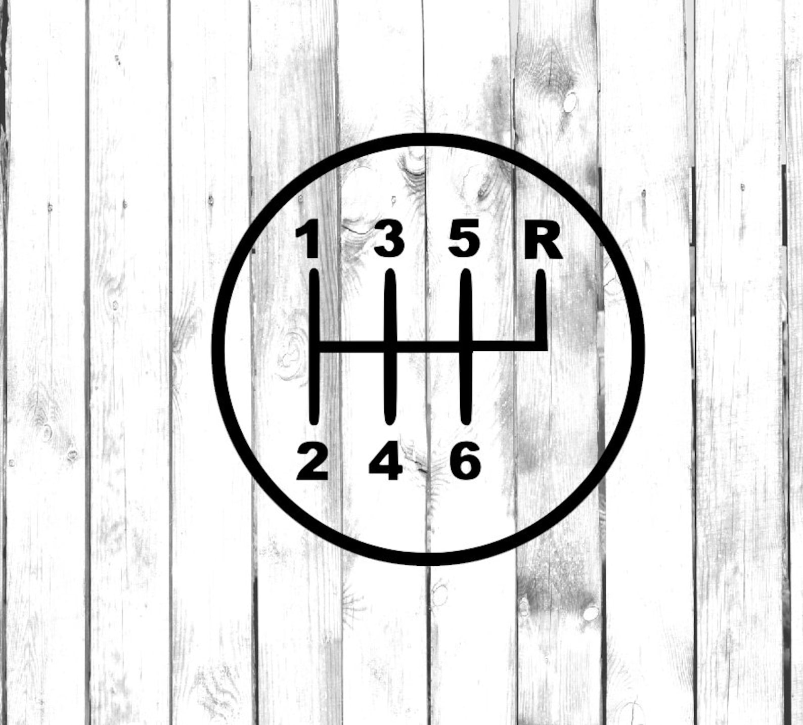 6 Speed Gear (reverse Top Right) - Stick Shift - Manual Car Gear Shift ...