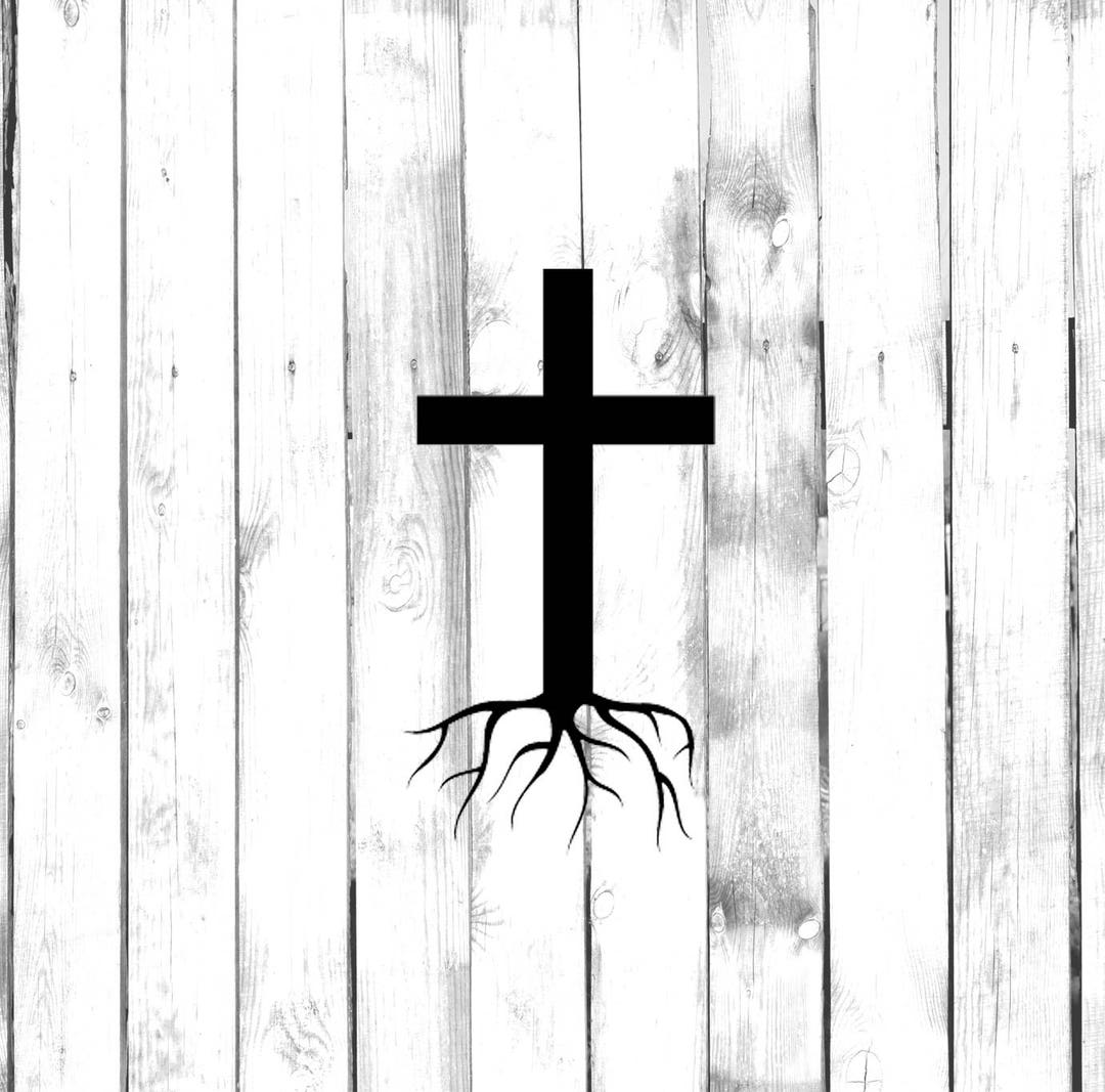 Rooted in the Cross - Car/truck/home/laptop Decal - Etsy
