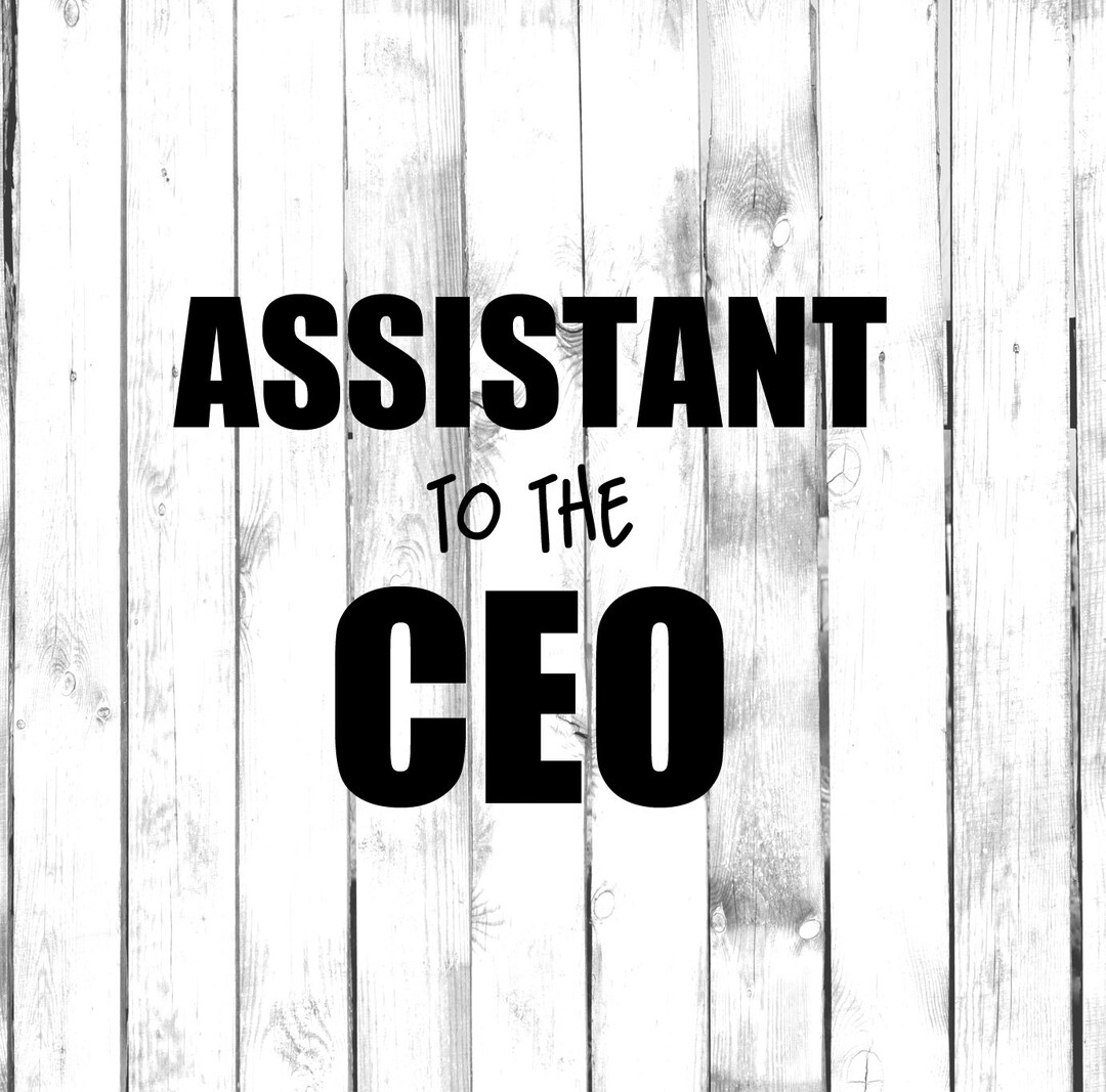 Assistant to the CEO Di Cut Decal Yeti/tumbler/water Bottle/car/truck ...