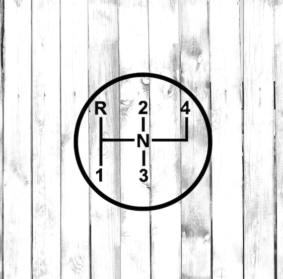 4 Speed Gear Column Shifter Stick Shift Manual Car Diagram | Etsy