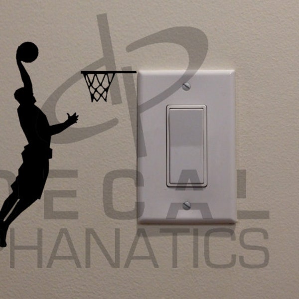 Basketball Wall Decal - Etsy
