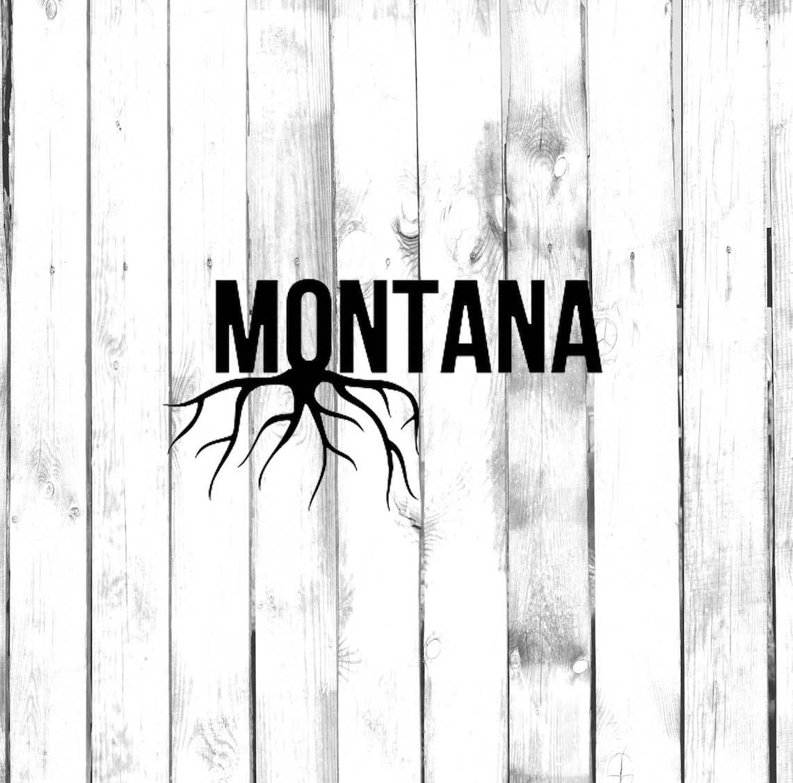 Rooted in Montana Homegrown Di Cut Decal - Etsy