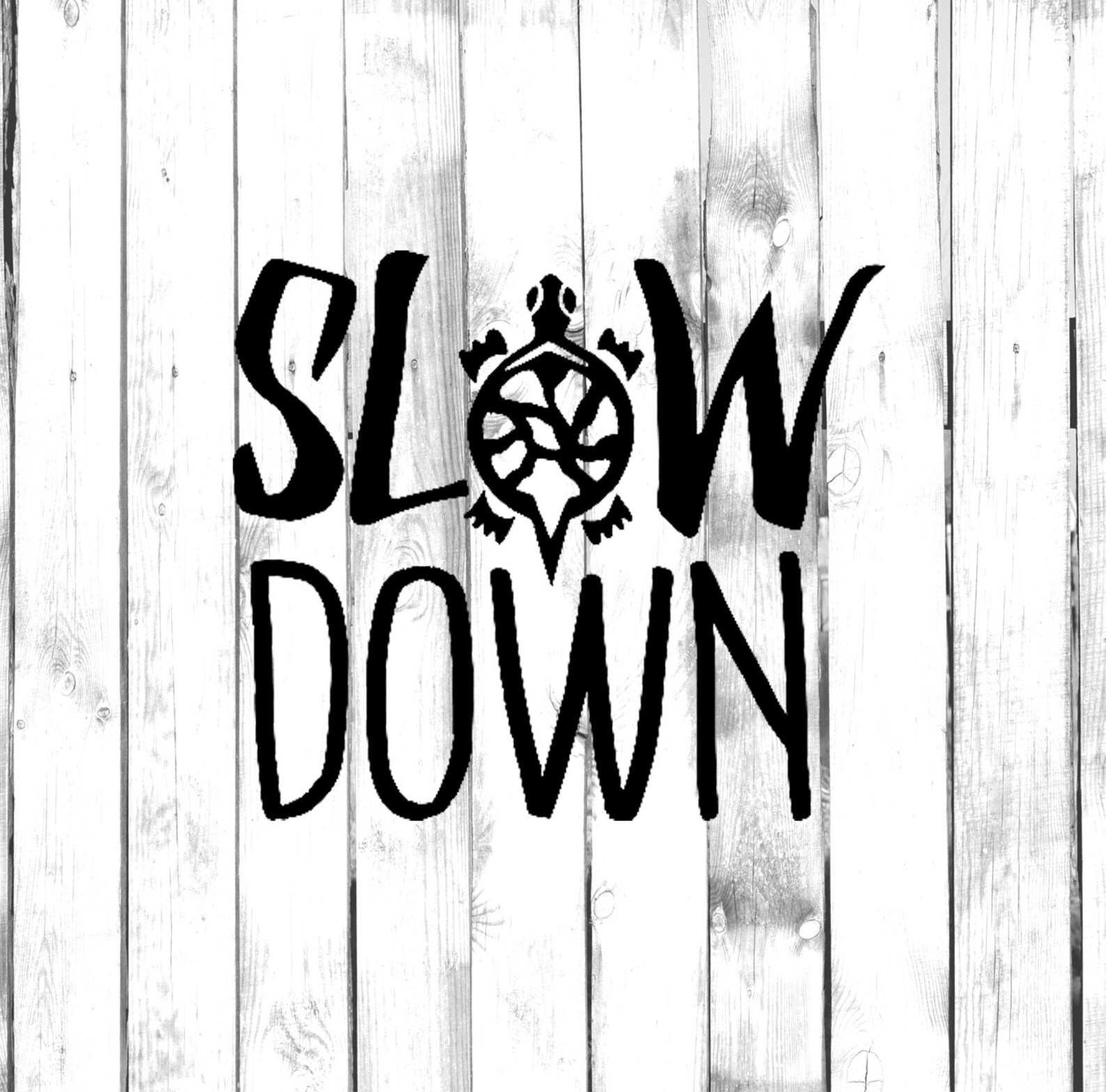 Slow Down Turtle Life Decal Di Cut Decal - Etsy