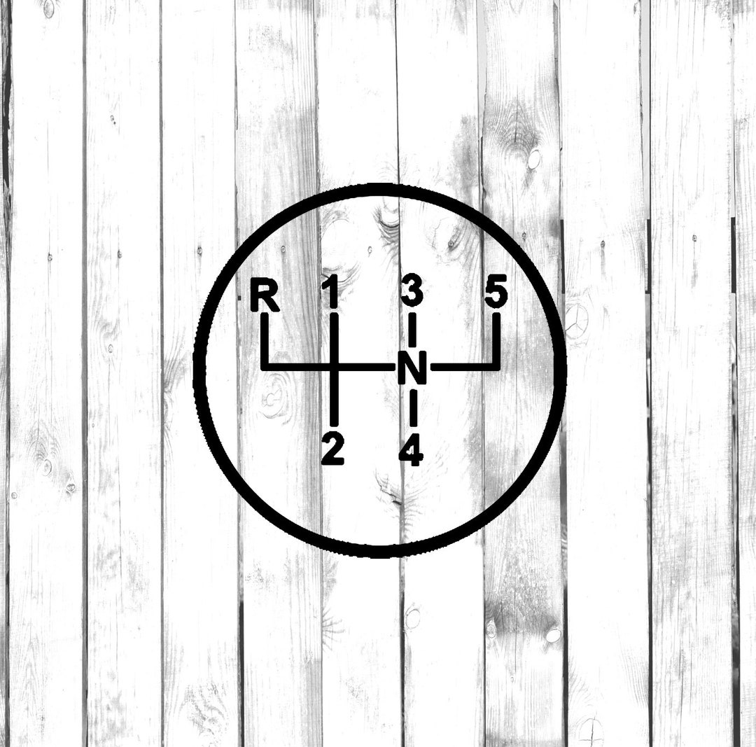 5 Speed Gear With Nuetral Stick Shift Manual Car Gear Diagram Car/truck ...