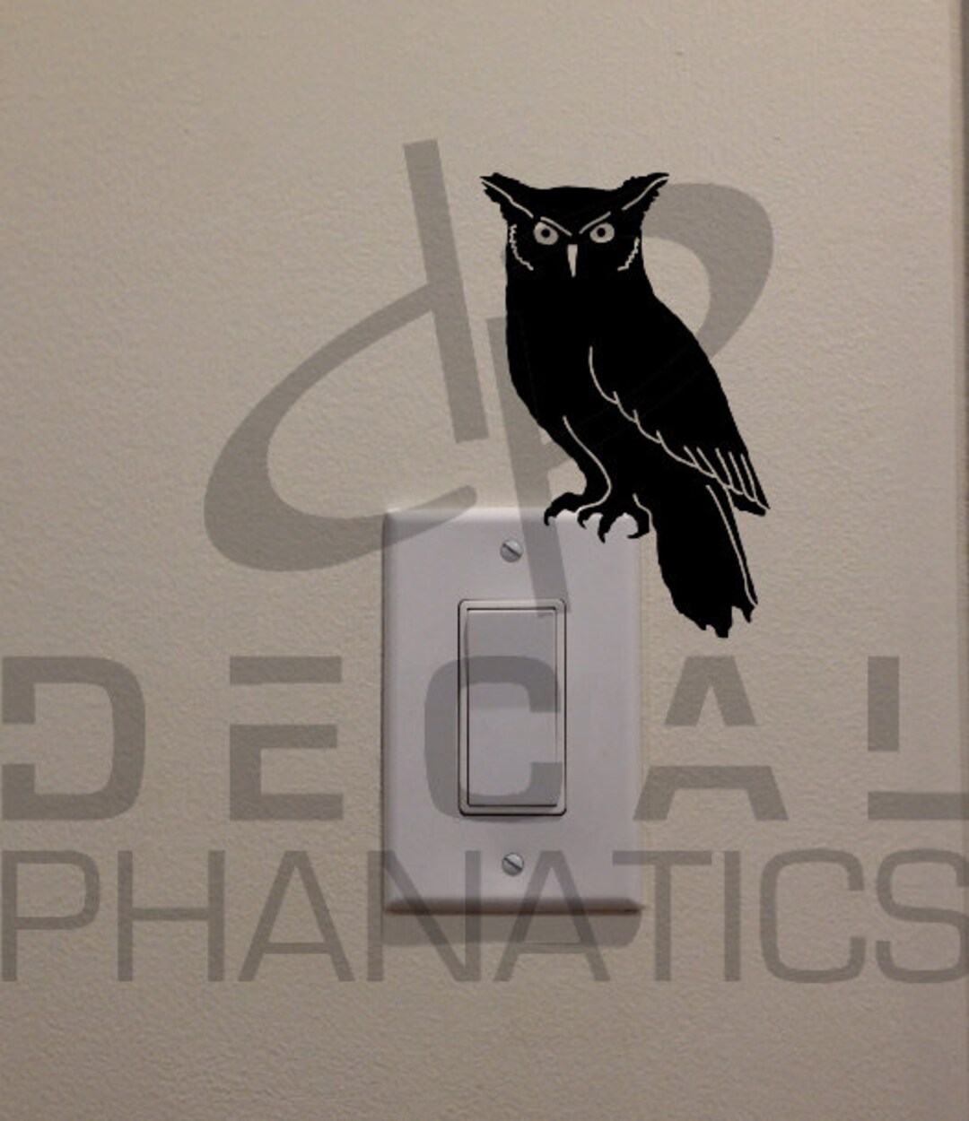 Owl Perched on Light Switch (3.1"x5") - Bedroom/home Decor Decal - Etsy