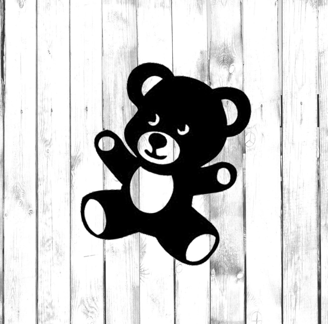 Teddy Bear Snuggly Di Cut Decal Car/truck/home/laptop/computer/yeti ...