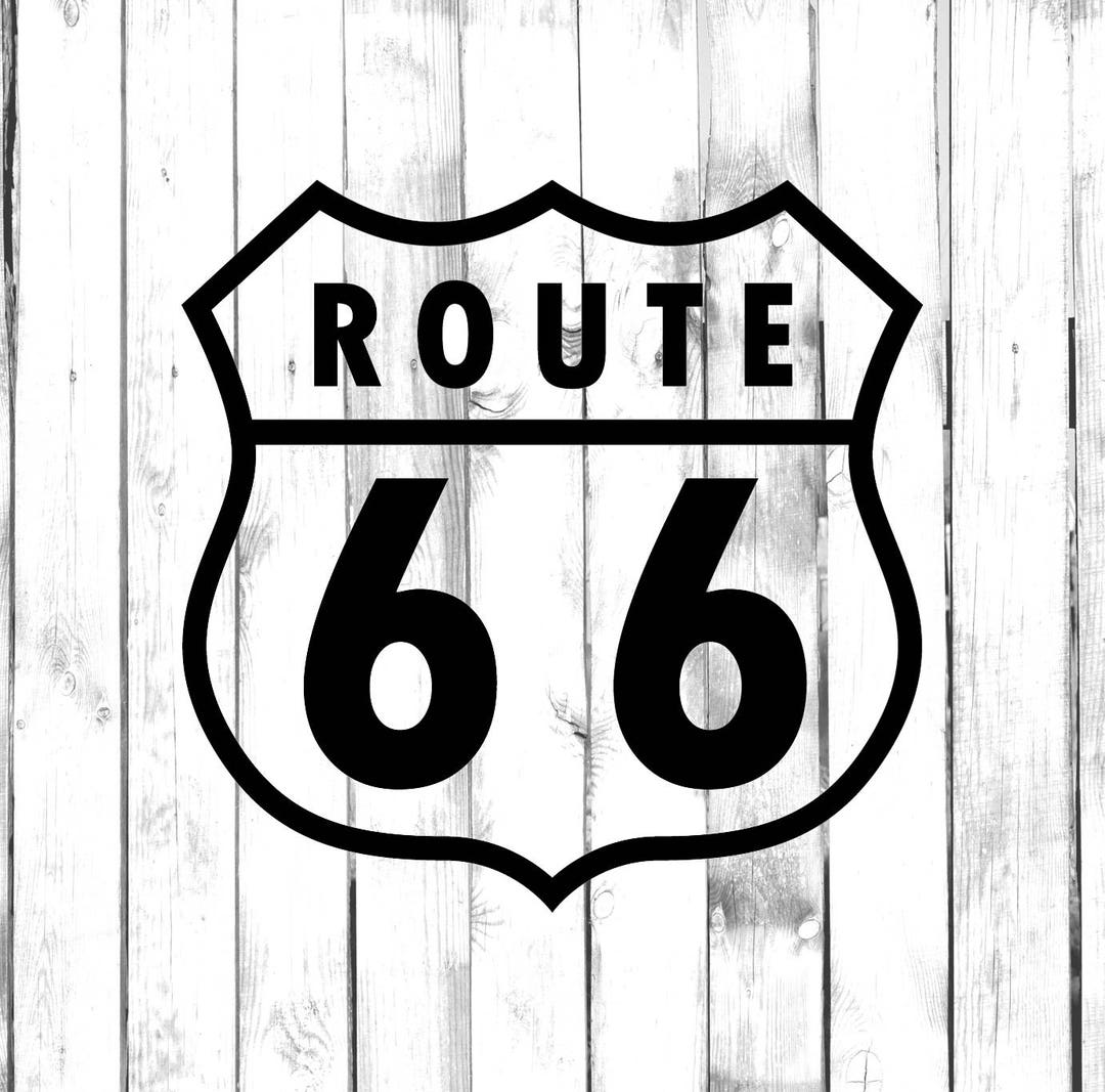 Route 66 Decal Di Cut Decal Home/laptop/computer/truck/car Bumper ...