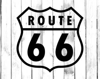 Route 66 Sticker Decal - Etsy