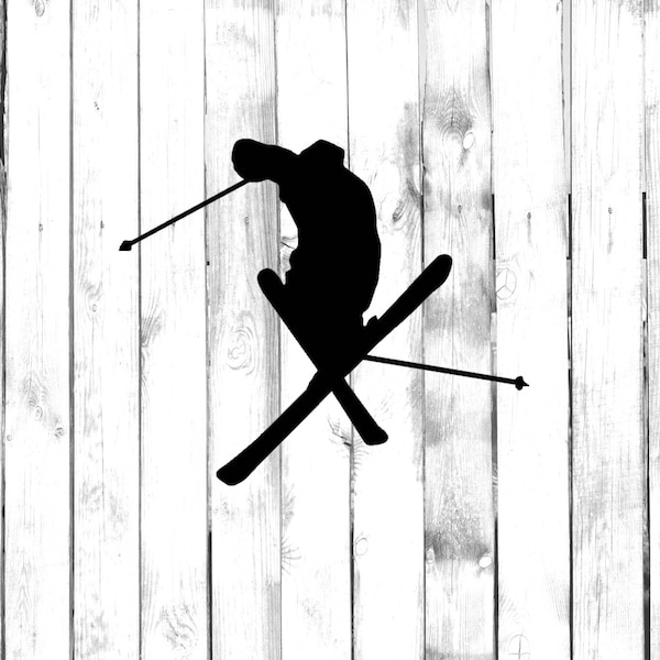 Ski Decal - Etsy
