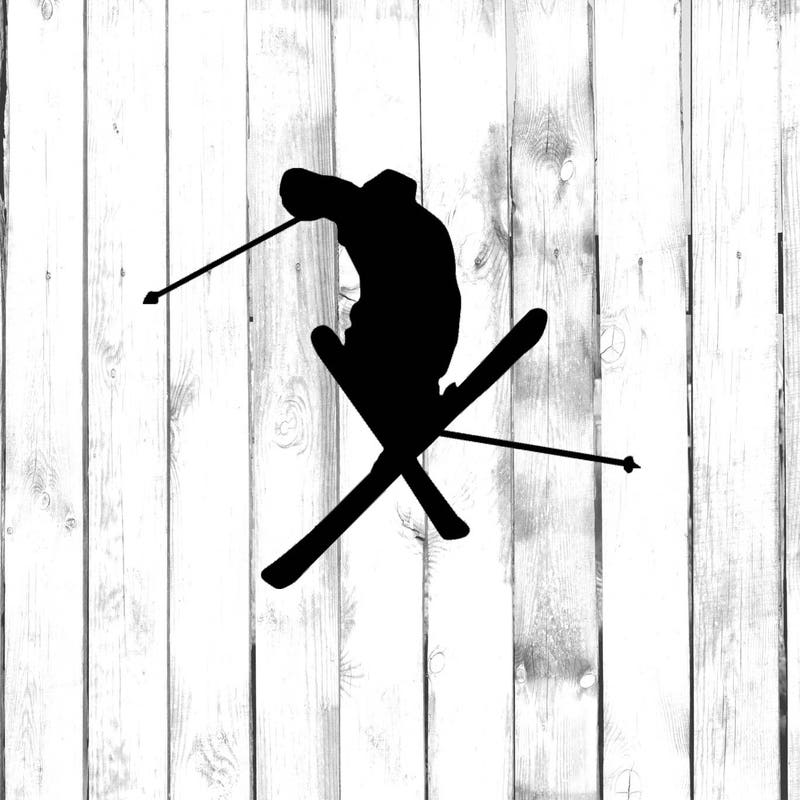 Ski Decal - Etsy