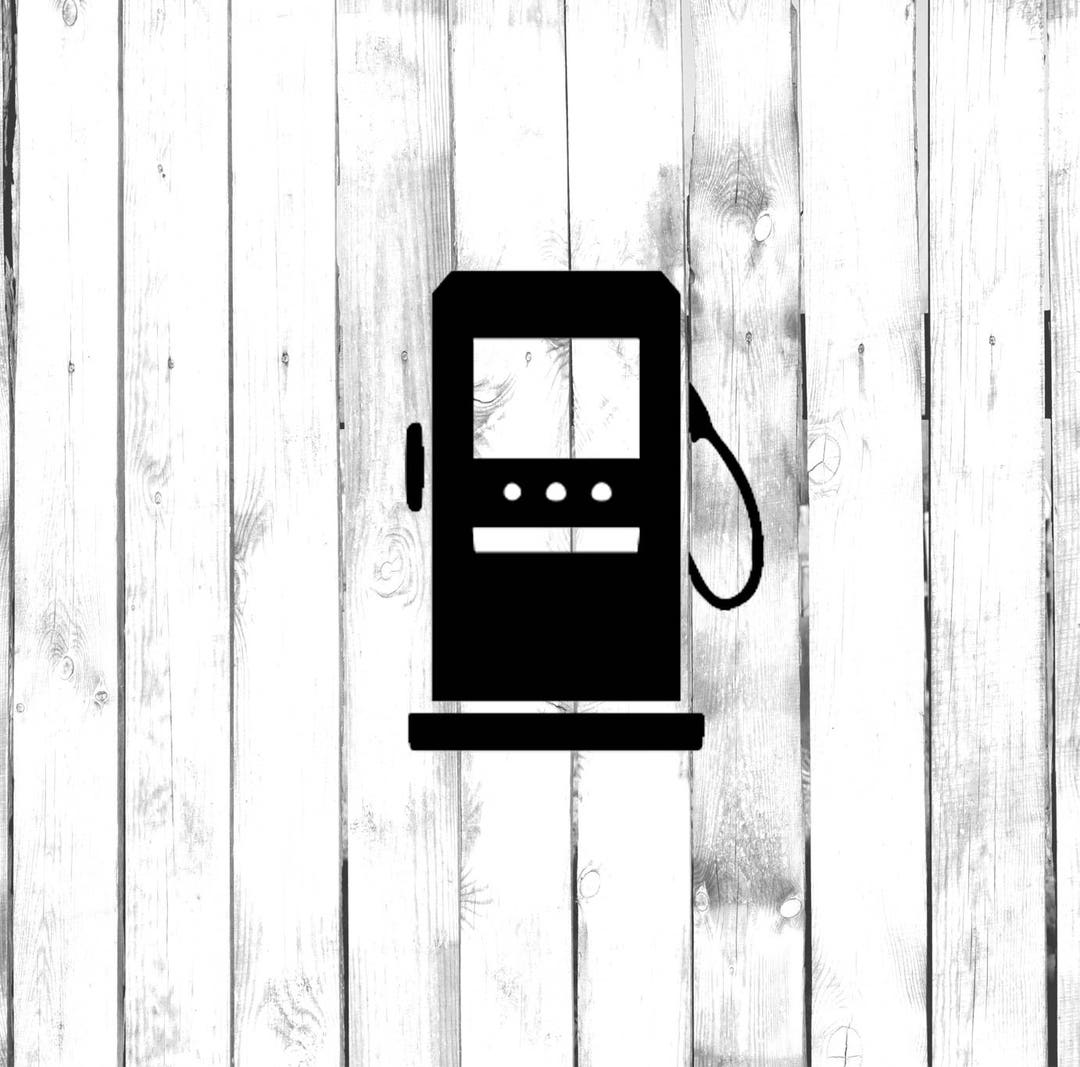 Gas Pump Decal - Di Cut Decal - Home/laptop/computer/truck/car Bumper ...