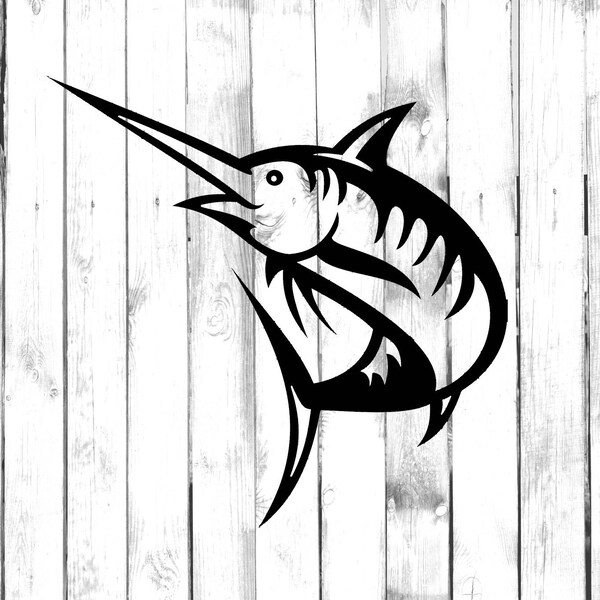 Swordfish Decal - Etsy