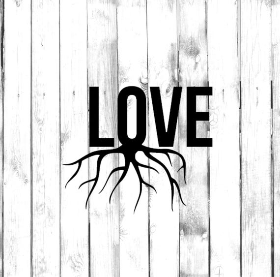 Rooted in Love Di Cut Decal | Etsy