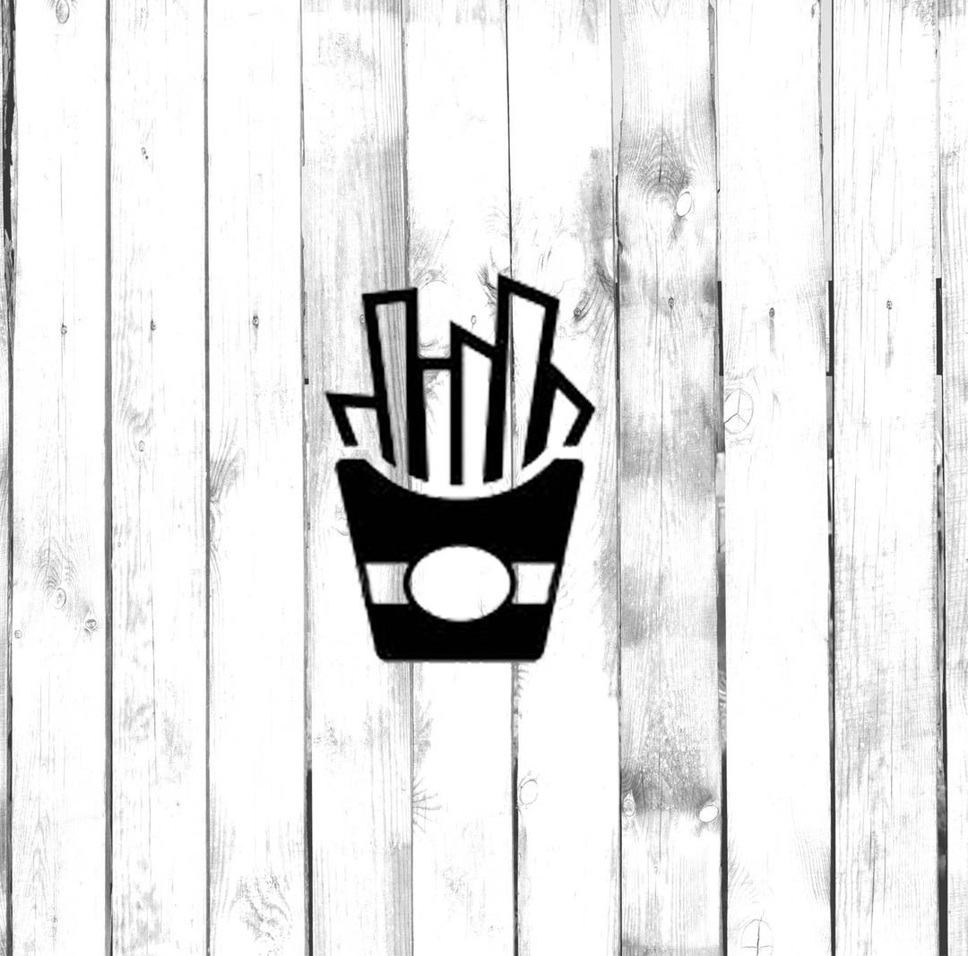 French Fries Decal Di Cut Decal - Etsy