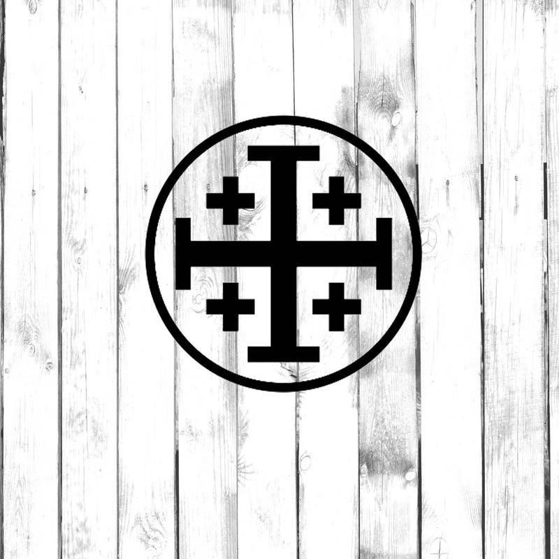 Jerusalem Gold Cross - Etsy