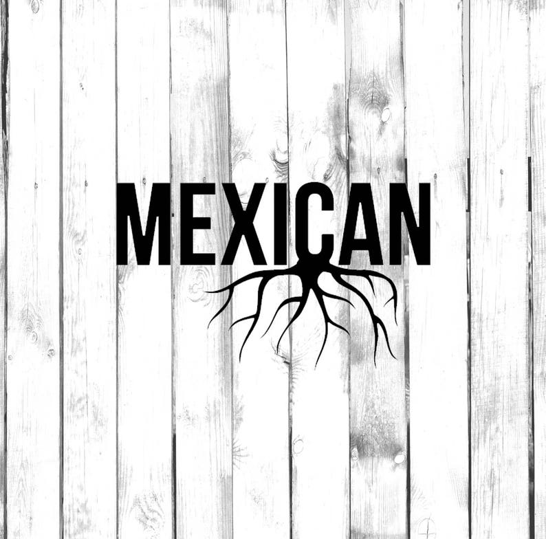 Mexican Roots Homegrown Di Cut Decal | Etsy