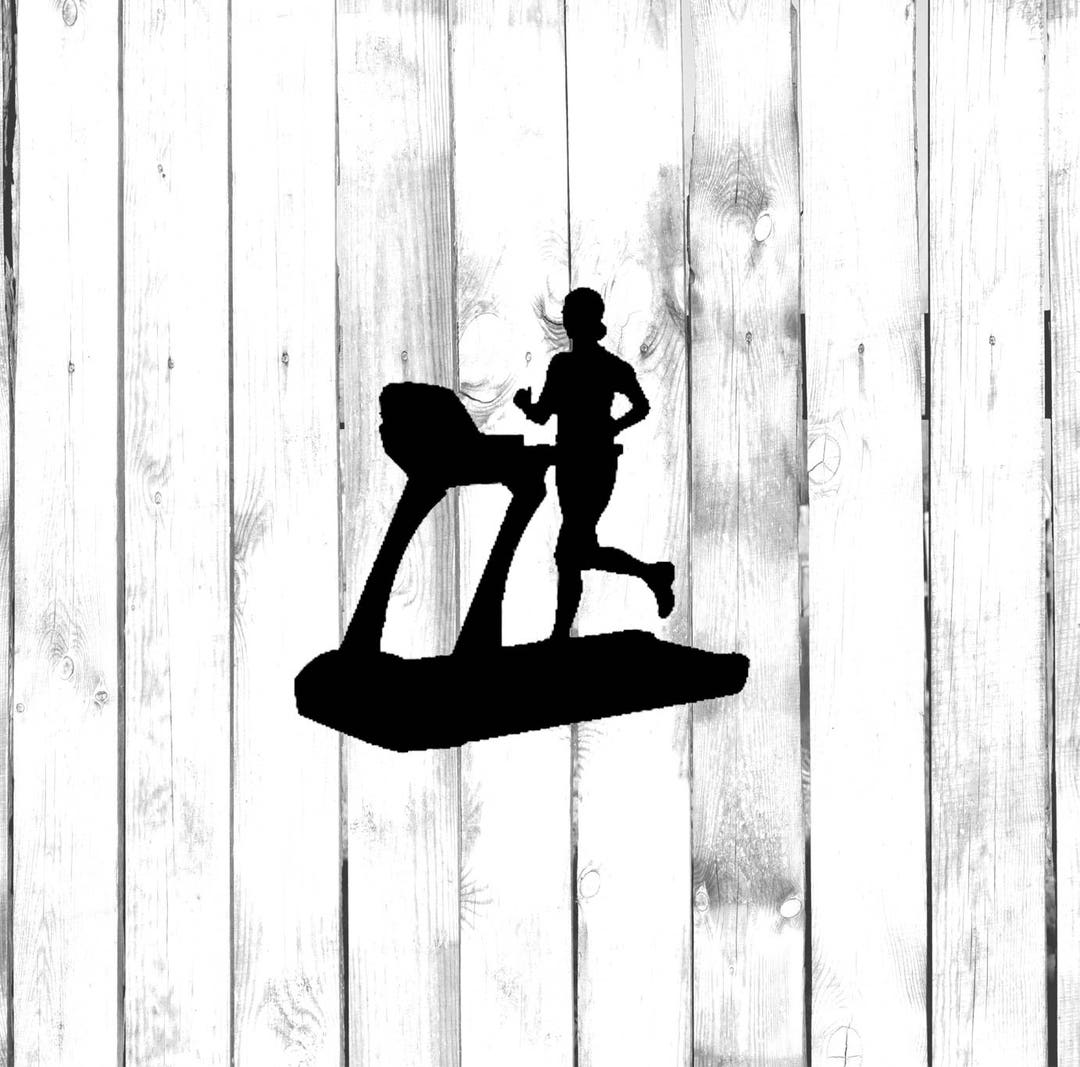 Treadmill Runner Decal Di Cut Decal Home/laptop/computer/truck/car ...