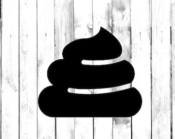 Pile of Poop Decal - Etsy Ireland