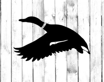 Flying Duck Decal - Etsy