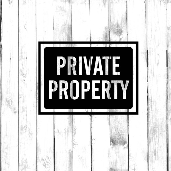Private Property - Etsy