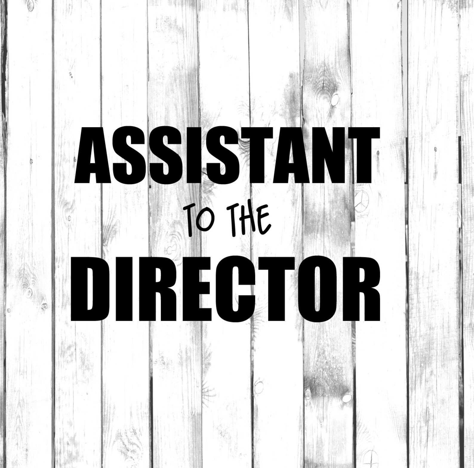 Assistant to the Director Di Cut Decal Yeti/tumbler/water - Etsy