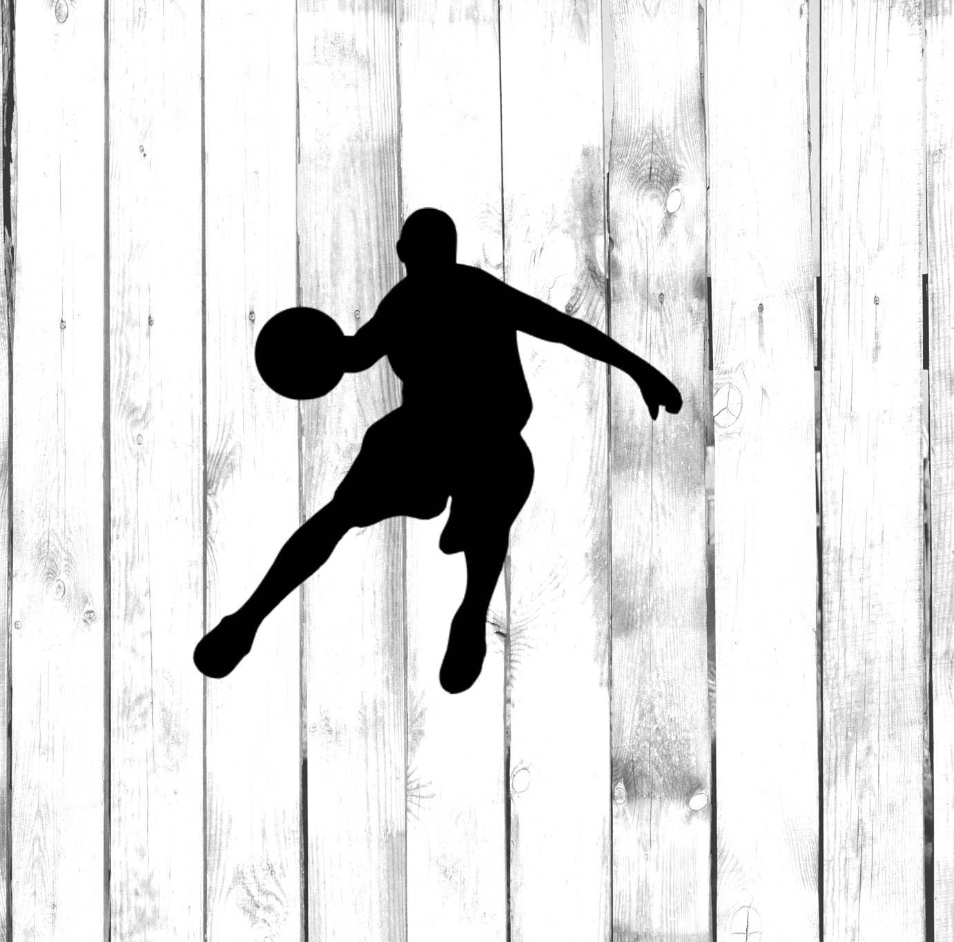 Basketball Player Dribbling Crossover - Car/truck/phone/home/computer ...