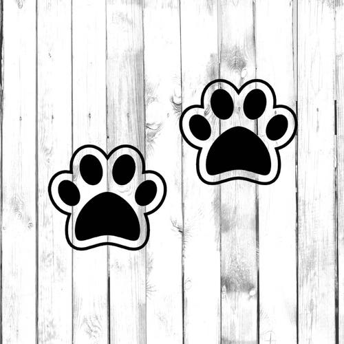Dog / Puppy Paw Print Vinyl Decal Sticker - Etsy