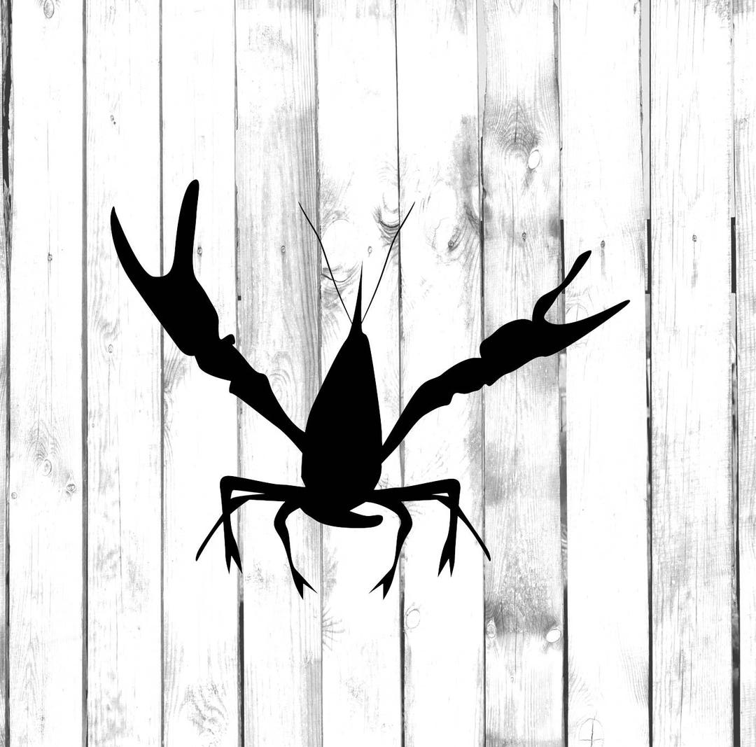 Crayfish - Di Cut Decal - Car/truck/home/laptop/computer/yeti/tumbler ...
