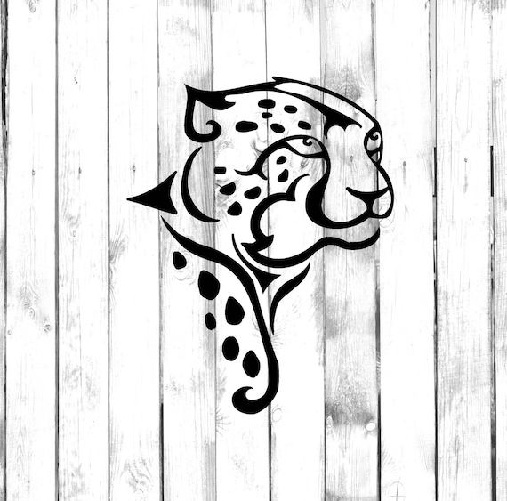 Wild Leopard Decal Di Cut Decal | Etsy