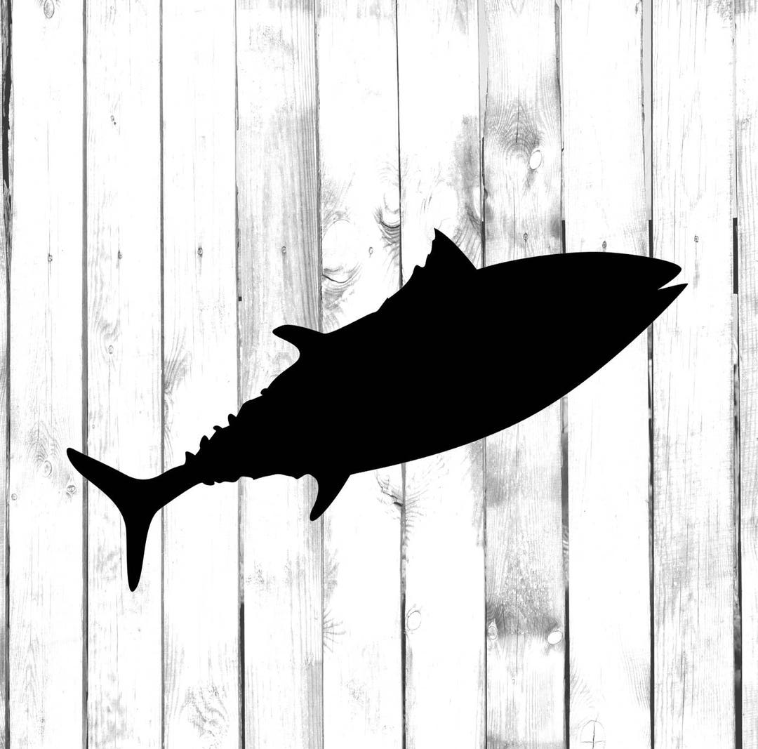 Tuna Fish Di Cut Decal Car/truck/home/laptop/computer/yeti/tumbler ...