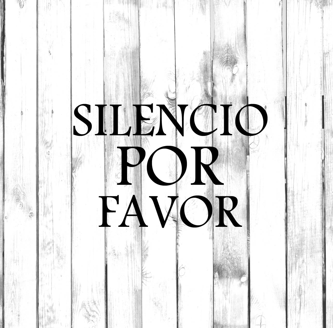Silencio Por Favor Silence Please Di Cut Decal | Etsy