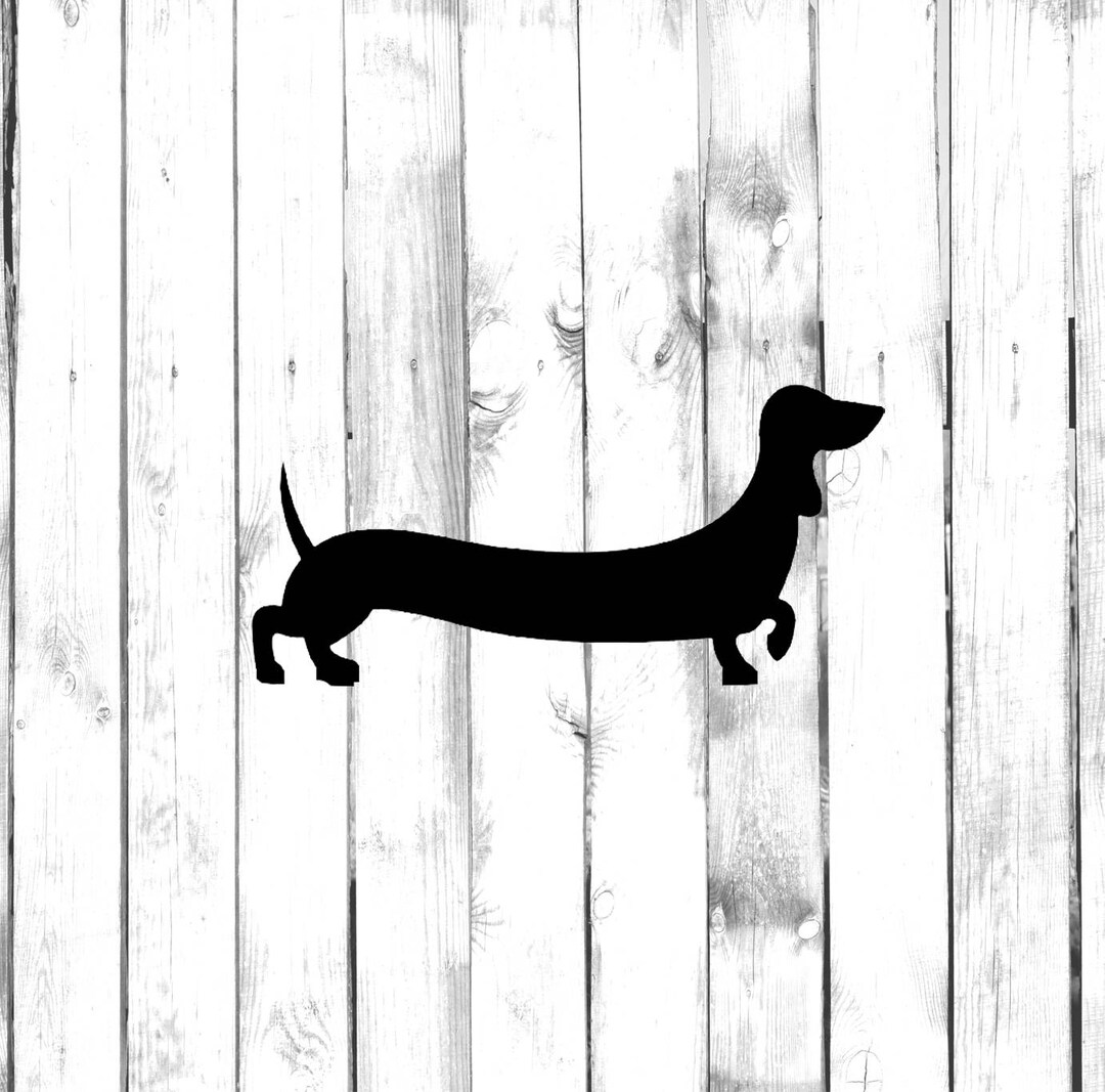 Weiner Dog Dachsund Decal - Di Cut Decal - Car/truck/home/phone/laptop ...