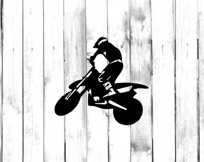 Vinyl Decal You're Never Lost on A Bike Biker Truck Country Bumper ...