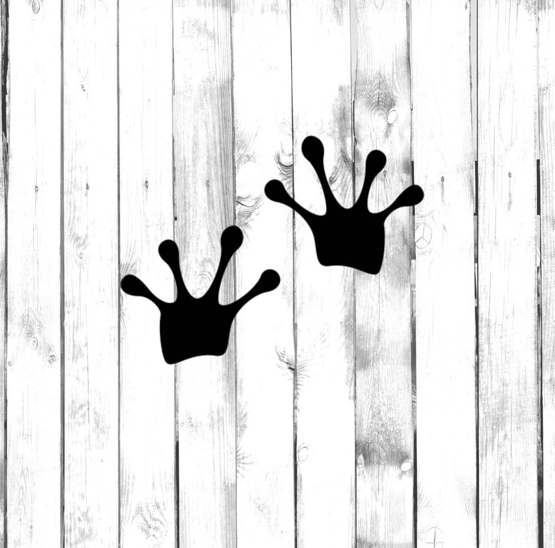 Huellas de rana Calcomanía de coche/camión/teléfono/computadora/hogar ...