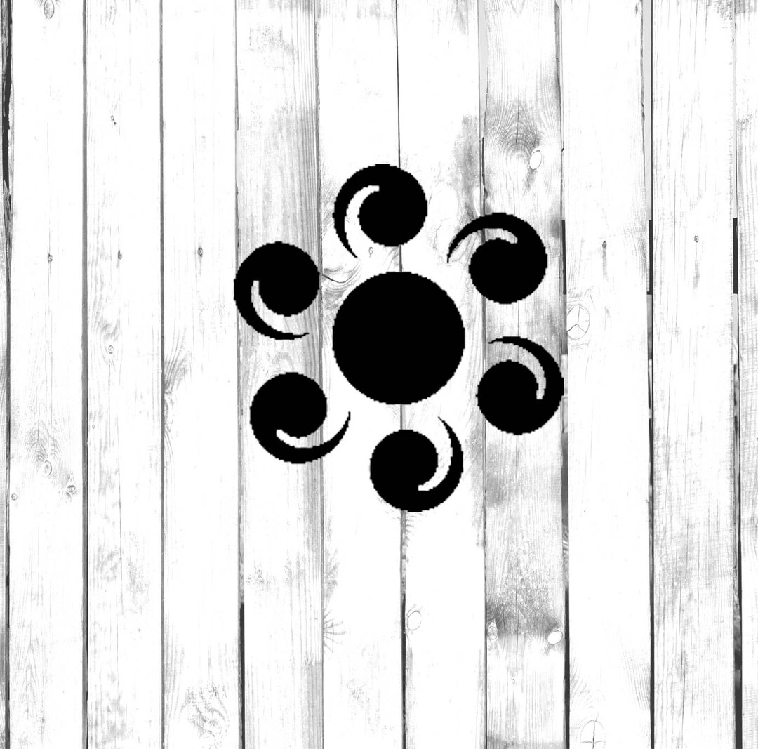 Abstract Sun With Circular Sun Rays Decal Di Cut Decal Home/laptop ...