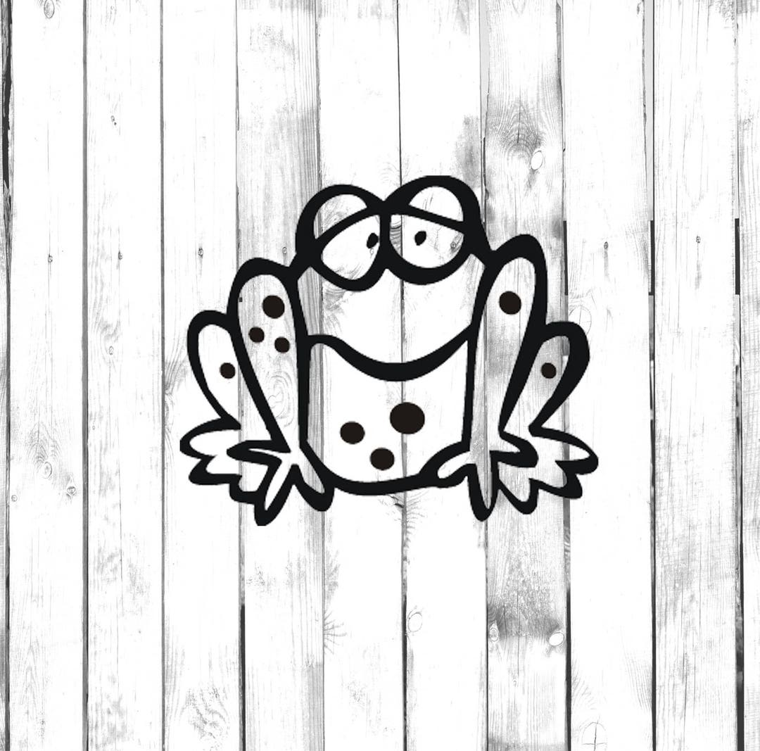 Grumpy Toad Decal Di Cut Decal Home/laptop/computer/truck/car Bumper ...