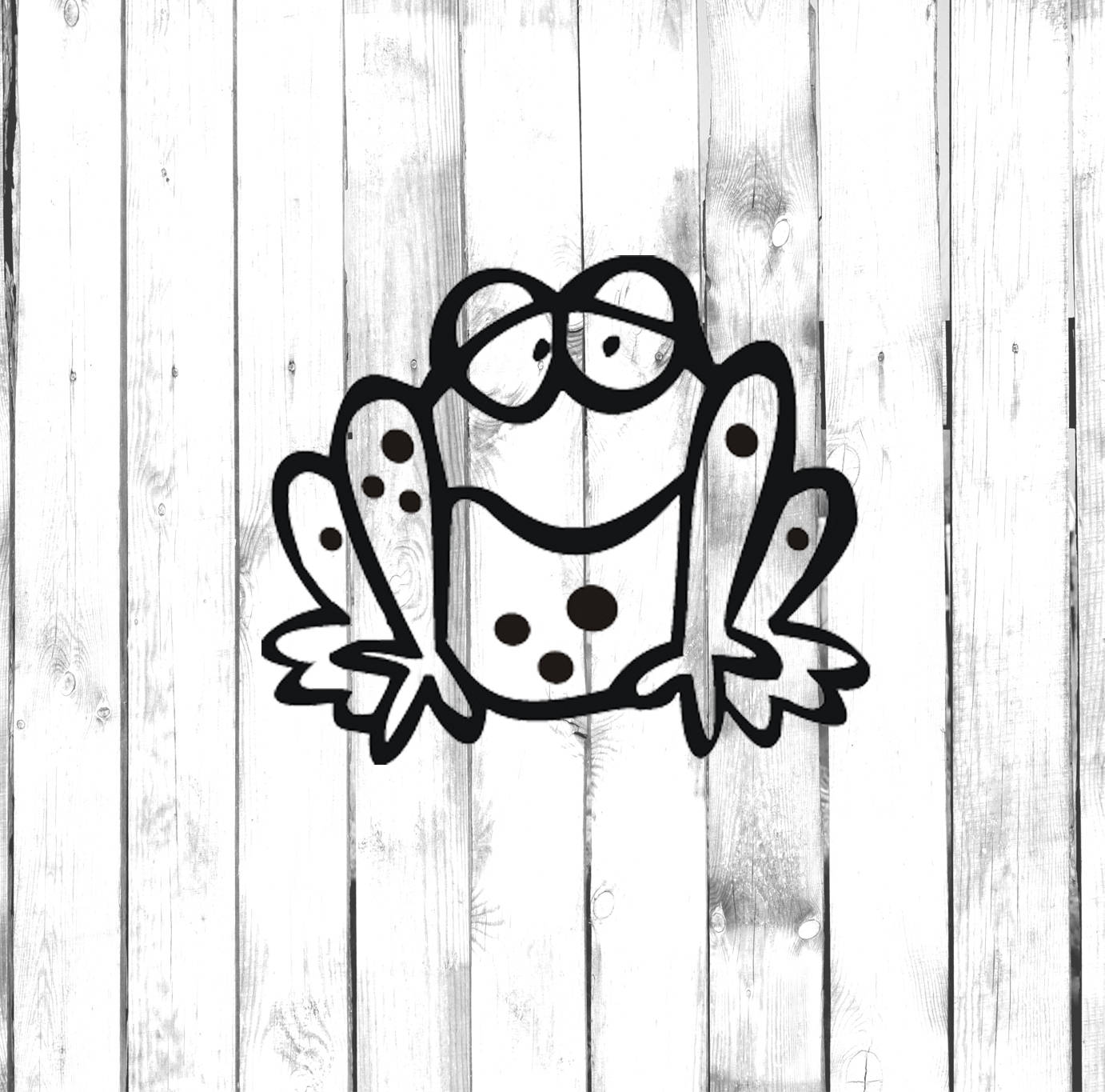 Grumpy Toad Decal Di Cut Decal | Etsy