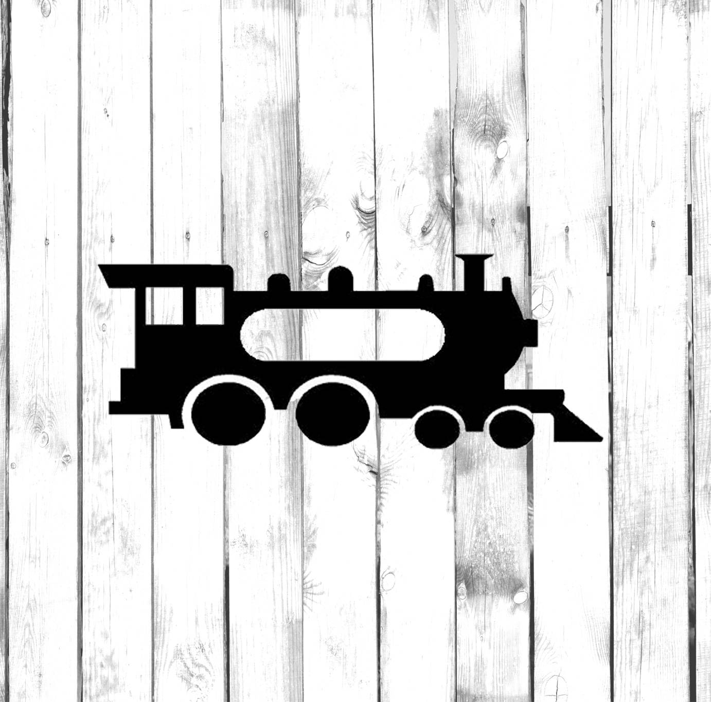 Train Steam Engine Di Cut Decal | Etsy