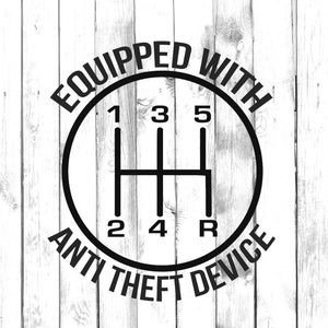 5 Speed Gear - Equipped With Anti Theft Device - Stick Shift - Manual ...